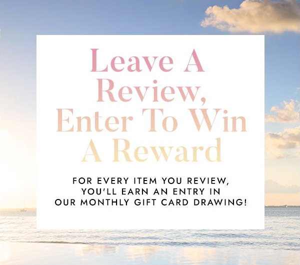 Leave A Review, Enter To Win A Reward - For every item you review, you ...